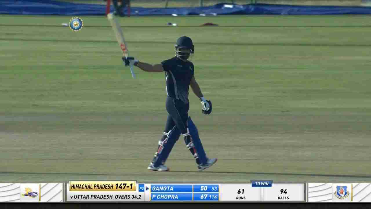Nikhil Gangta's brisk 58 (59) | BCCI.tv