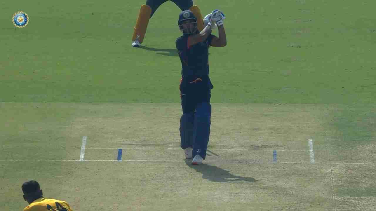 Vijay Hazare Trophy 2023 PQF2: Vishnu Vinod's quick-fire 43(23)