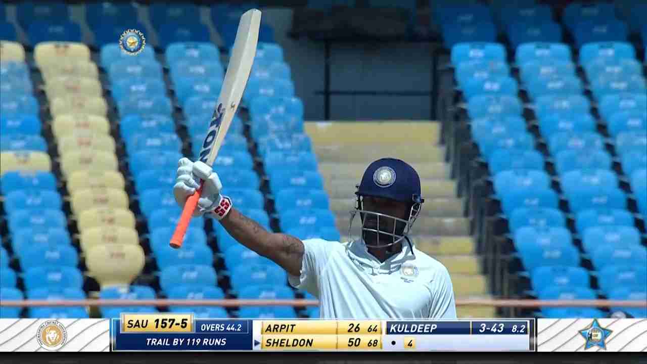 Sheldon Jackson's solid half-century | BCCI.tv