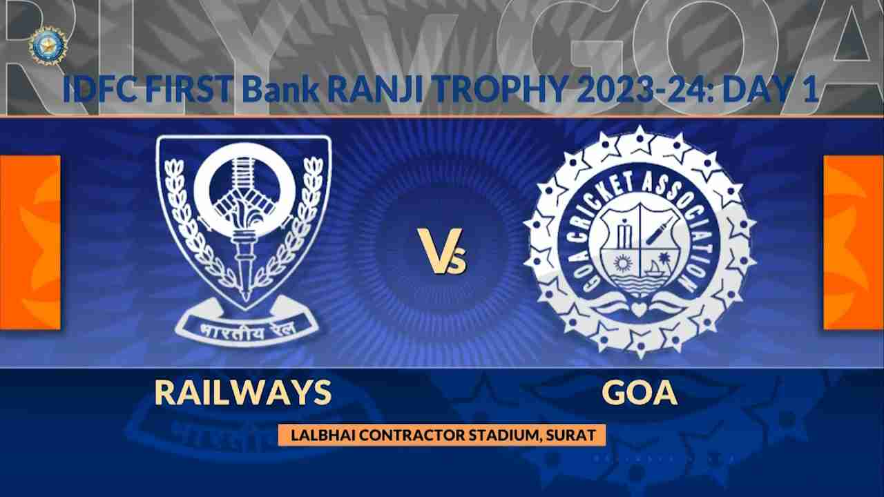 Ranji Trophy 2023/24, Railways vs Goa Day 1: Match Highlights | BCCI.tv