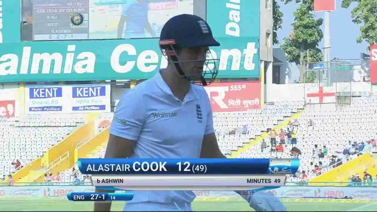IND vs ENG 2016 - 3rd Test, day 3 : Alastair Cook Wicket | BCCI.tv