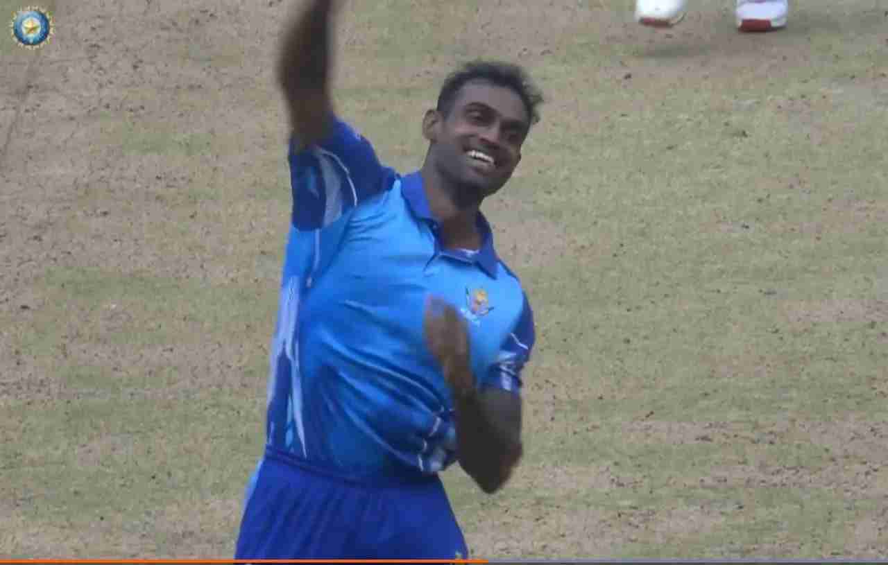 Abhimanyu Mithun's Last Over Hat-Trick | BCCI.tv