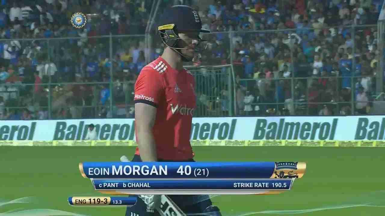 IND vs ENG 2017, 3rd T20I : Eoin Morgan Wicket | BCCI.tv