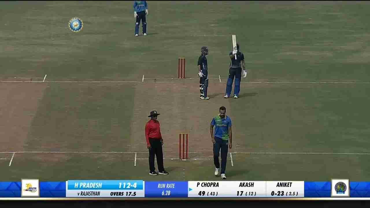 Prashant Chopra's 48-ball 53 against Rajasthan | BCCI.tv