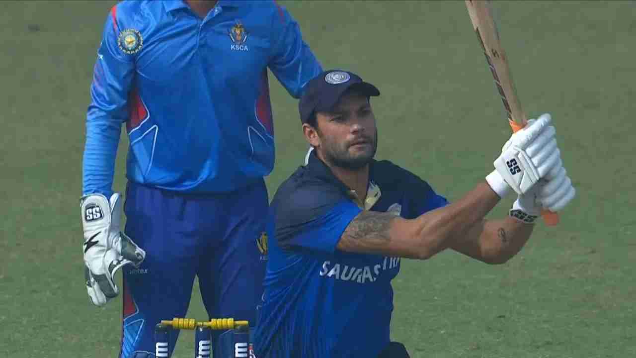 Sheldon Jackson's fighting 50 (43) | BCCI.tv